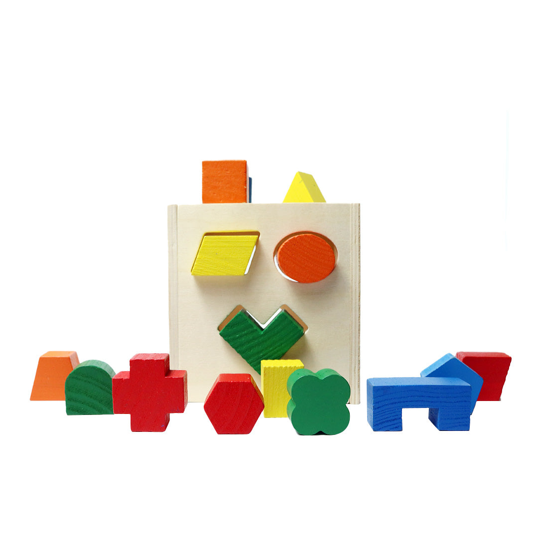 Wooden Shape Intelligence Box Game – ReadStore.pk