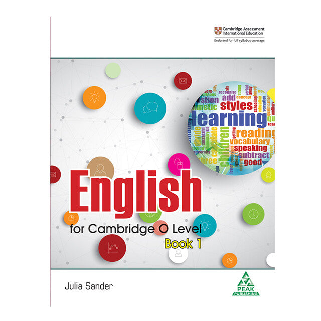 English For Cambridge O Level Book 1 By Peak Publisher – ReadStore.pk