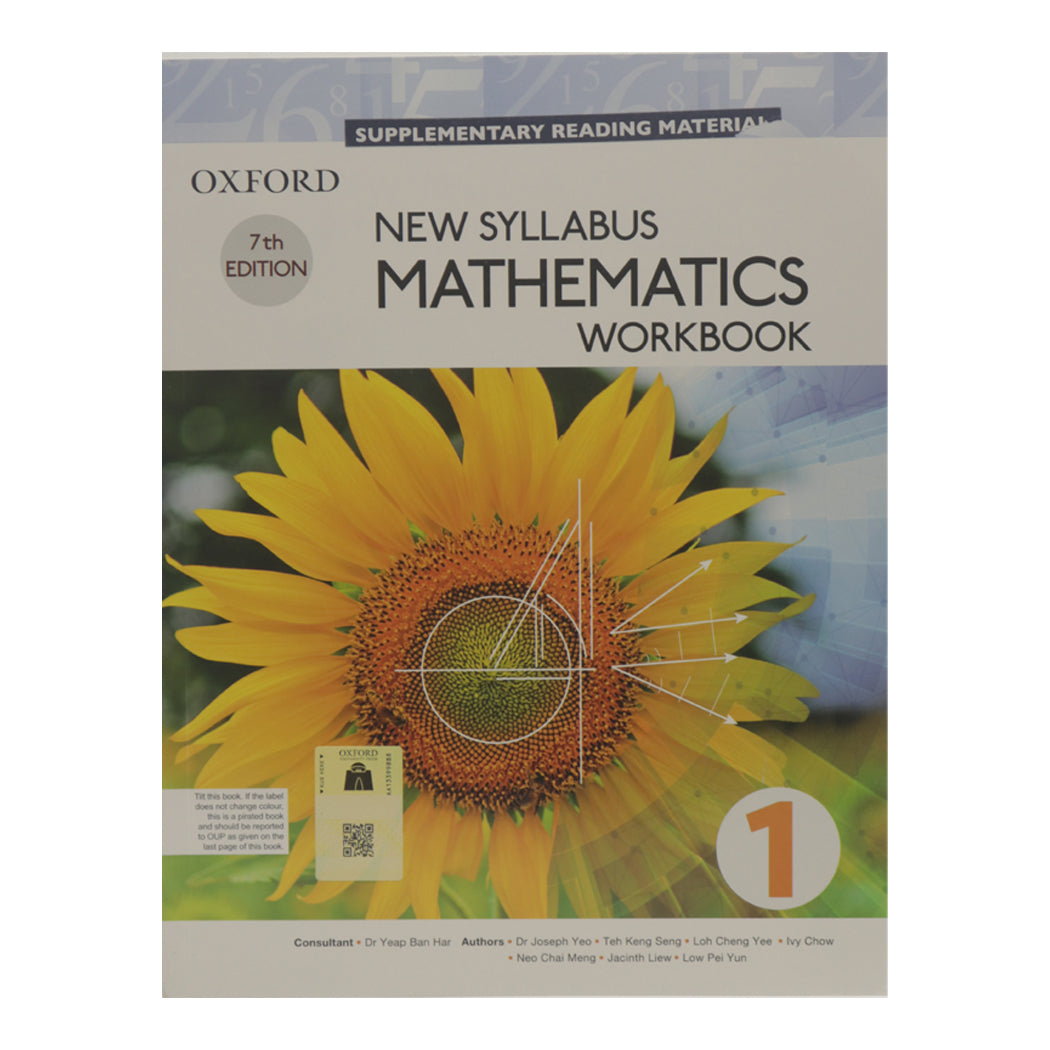 Oxford New Syllabus Math 7th Edition Workbook 1 – ReadStore.pk